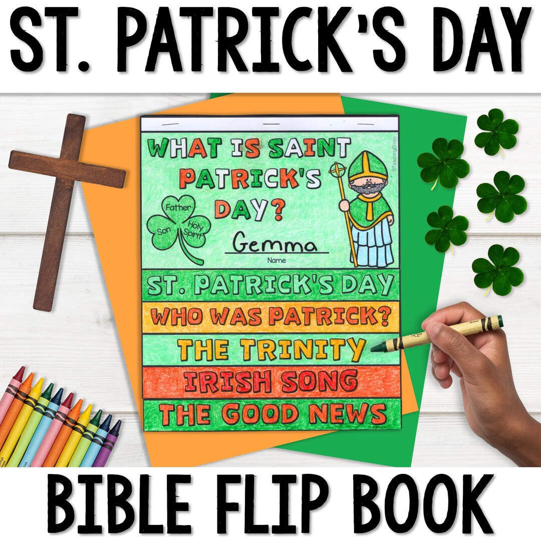 St. Patrick's Day Craft Activity Flip Book | Printable Sunday School ...
