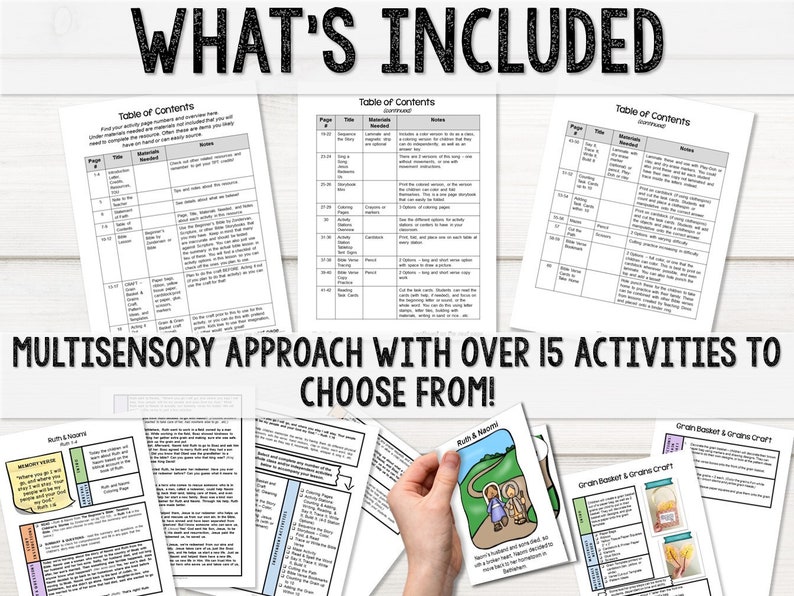 The Bible Story of Ruth Naomi and Boaz | Sunday School Bible Lesson ...