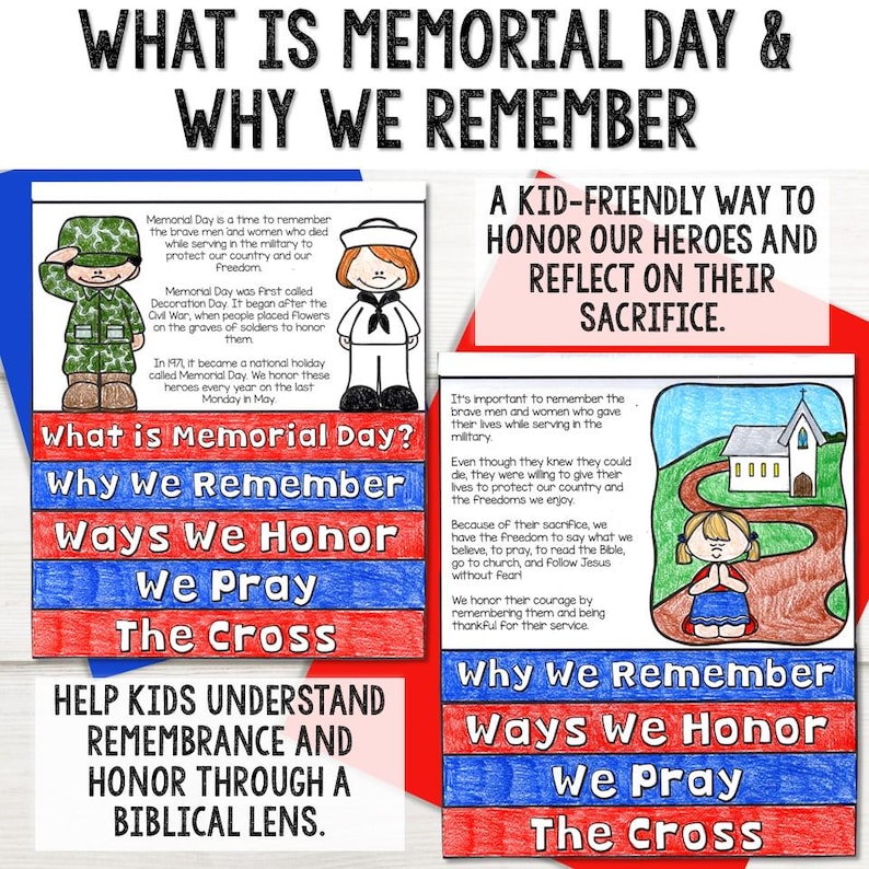 Memorial Day Craft Christian | Patriotic Coloring Pages Printable ...