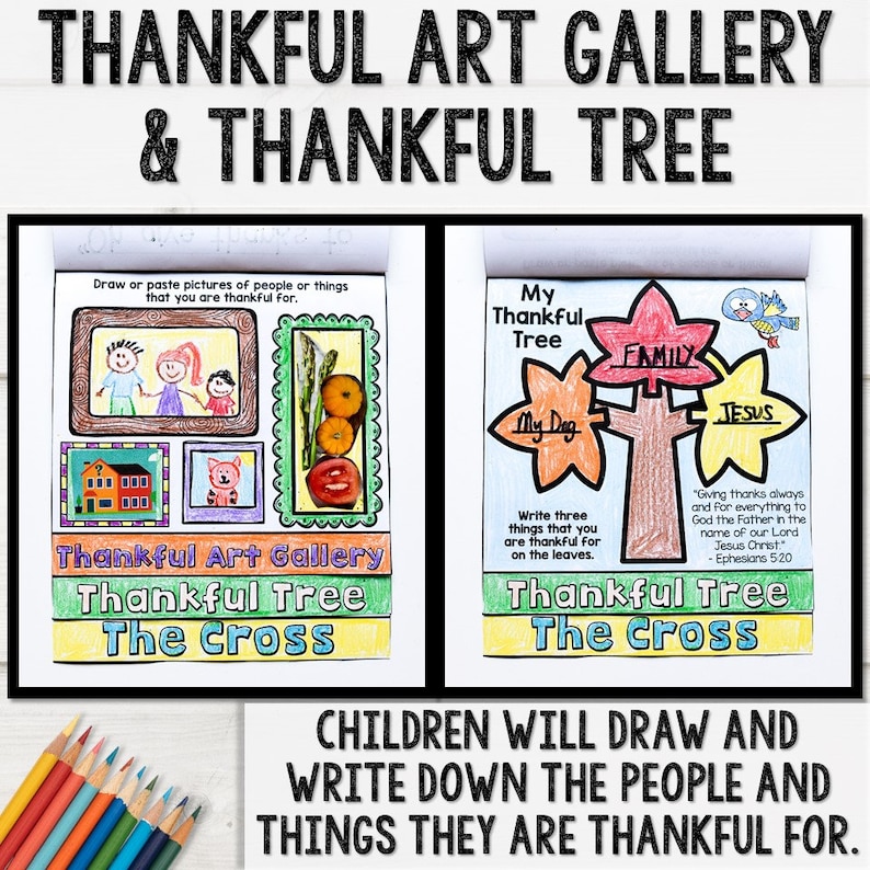 Thanksgiving Christian Craft Thankfulness Bible Activity Flip Book ...