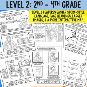 Reformation Day Sunday School Activity | Martin Luther Reformation ...