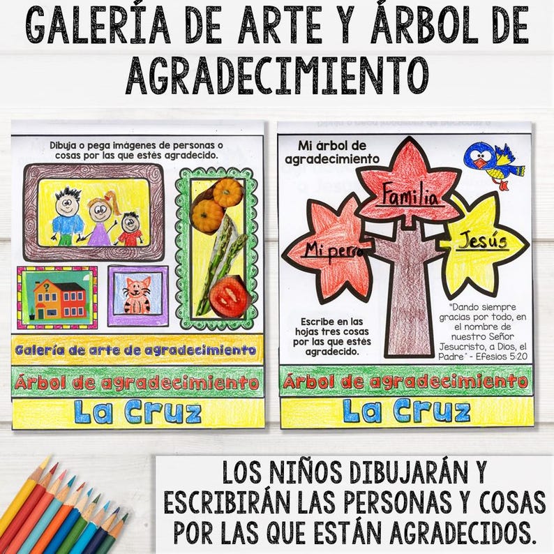 Thanksgiving SPANISH Christian Bible Craft Activity Flip Book | Sunday ...