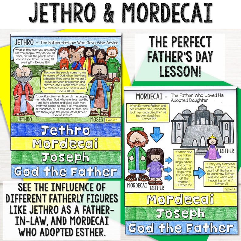 Father's Day Craft | Fathers in the Bible | Bible Story Craft ...