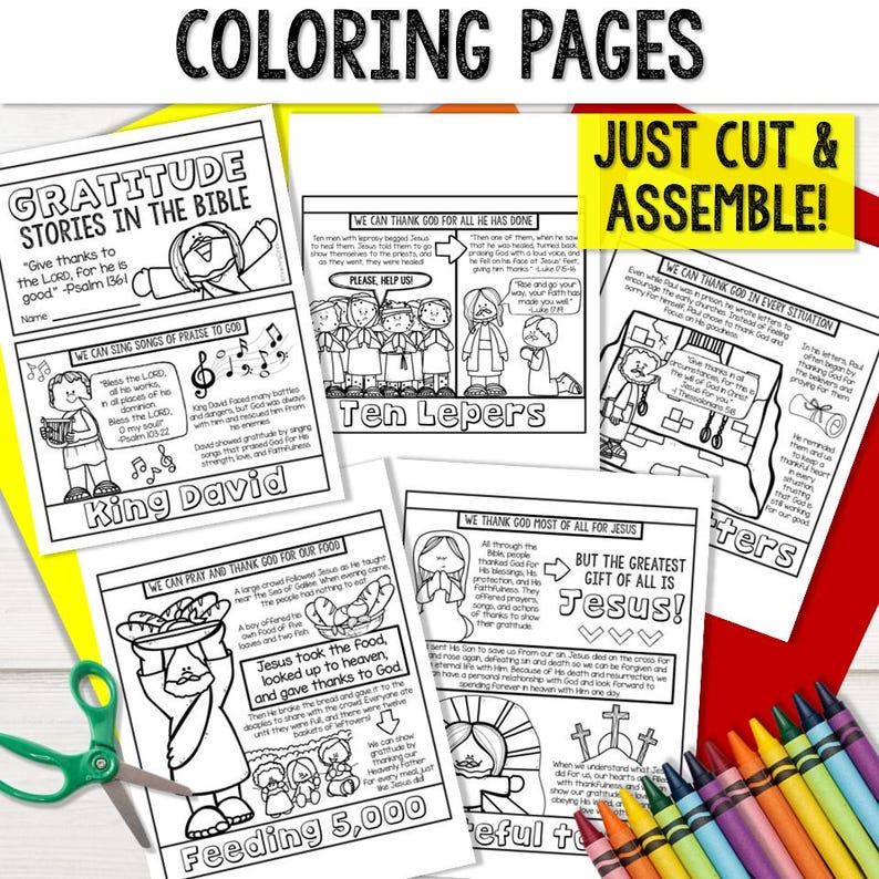 Thanksgiving Gratitude Bible Stories and Thankfulness Craft for Kids ...