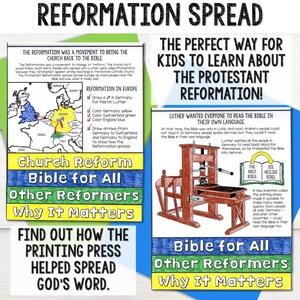 Reformation Day Sunday School Activity | Martin Luther Reformation ...