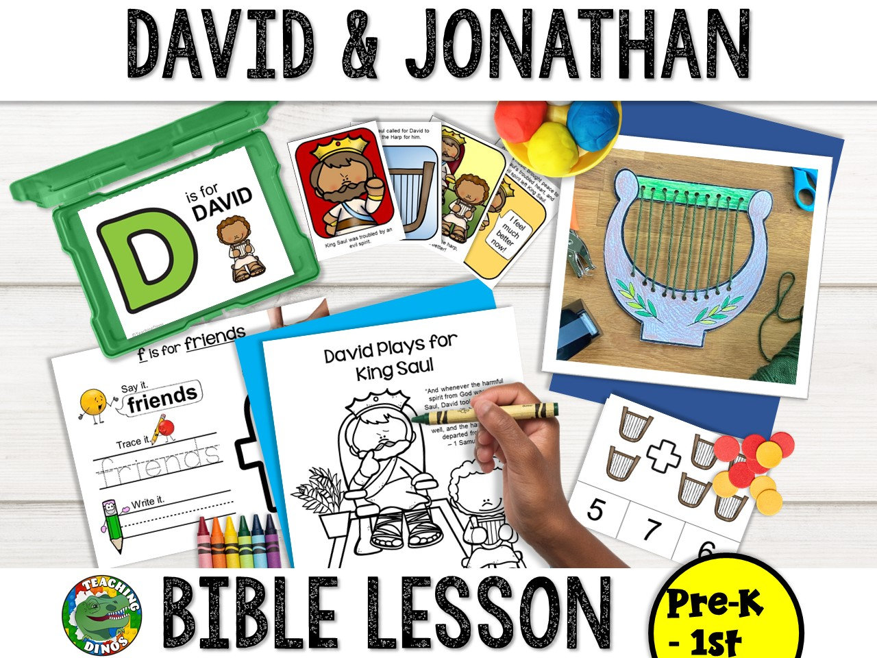 David, Jonathan and Saul Bible Story | Sunday School Bible Lesson ...