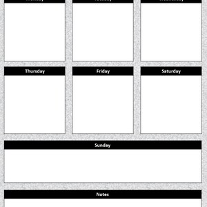 3 Files - Year at a Glance, Week at a Glance & Big Goal Planners - Etsy