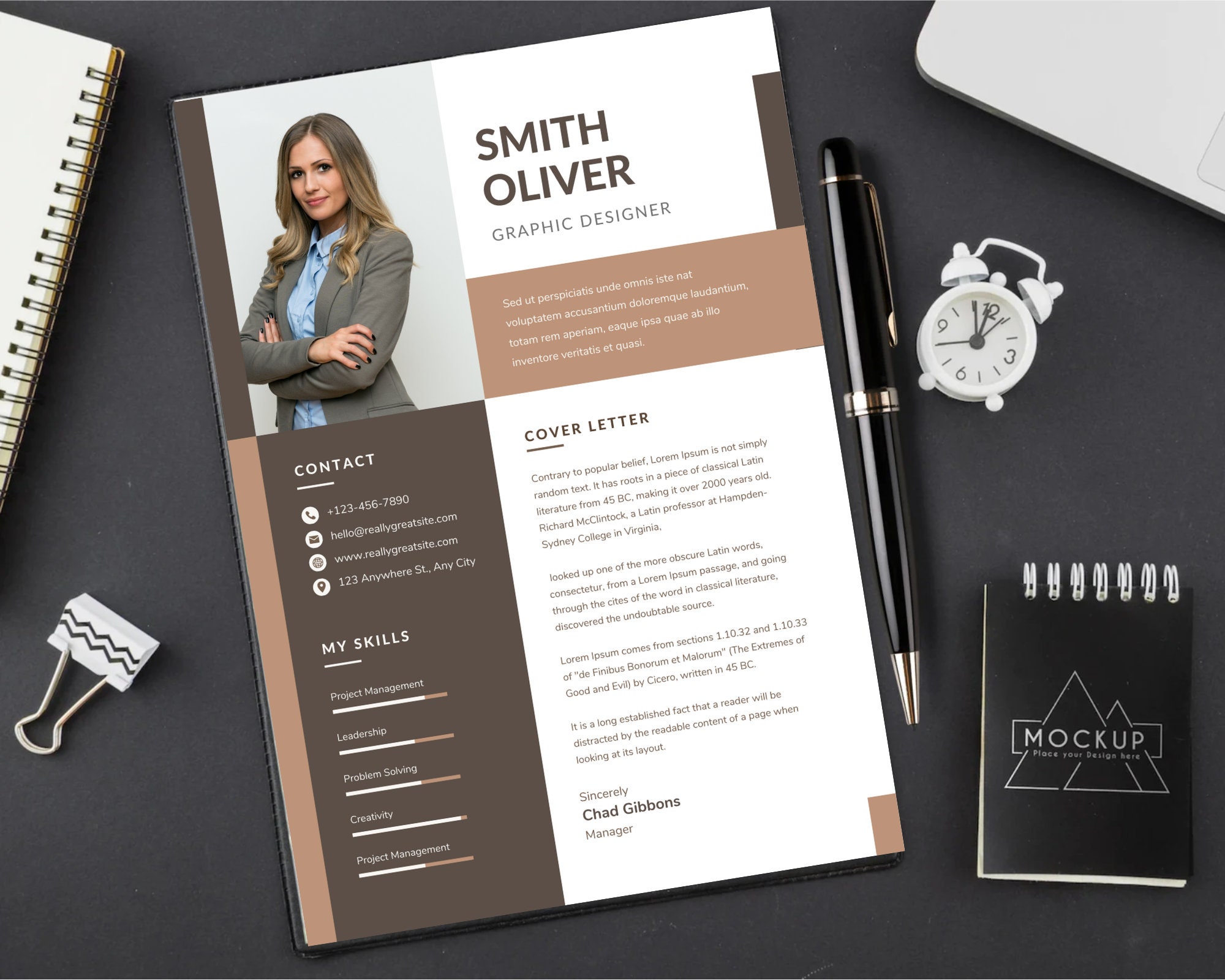 Resume Template Canva | Resume Template With Photo | Canva Template ...