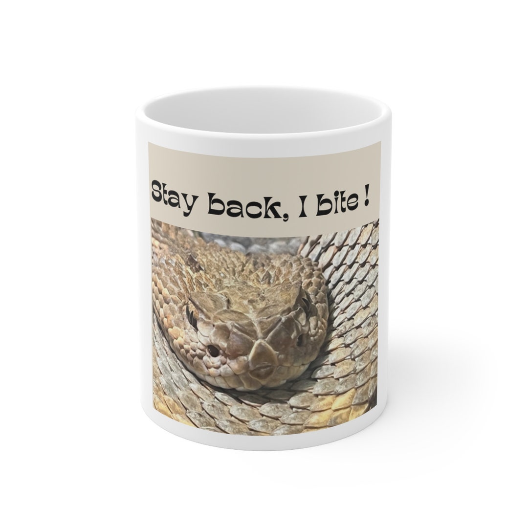 Rattlesnake Coiled, Ready to Strike Ceramic Mug 11oz - Etsy