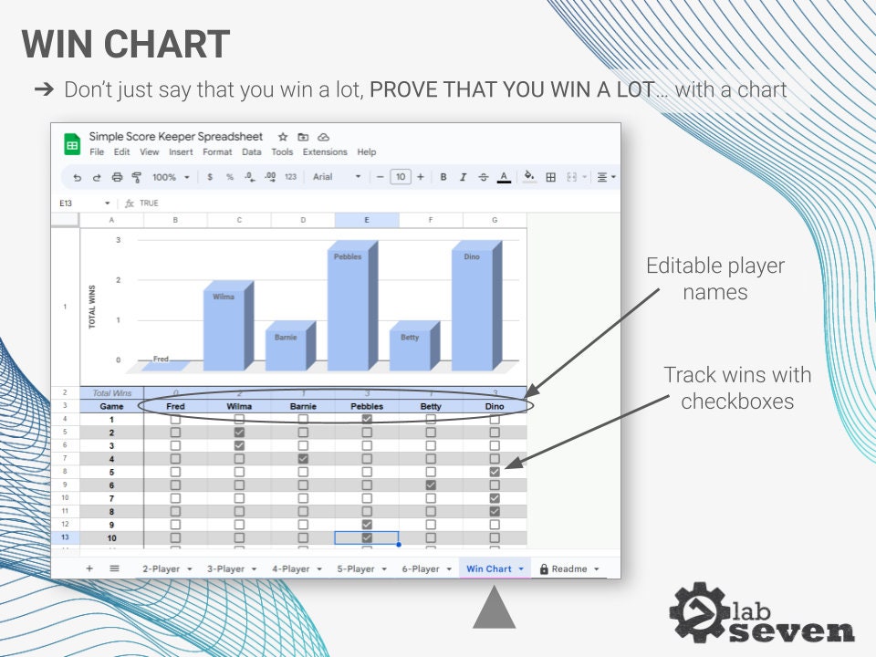 Simple Score Keeper Spreadsheet - Let This Google Sheet Keep Score so You Can Focus on Winning ...