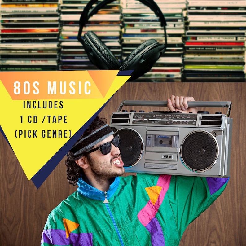 80s Mixed MEDIA Mystery Box Nostalgia Vintage Retro Gift Stickers Grab ...