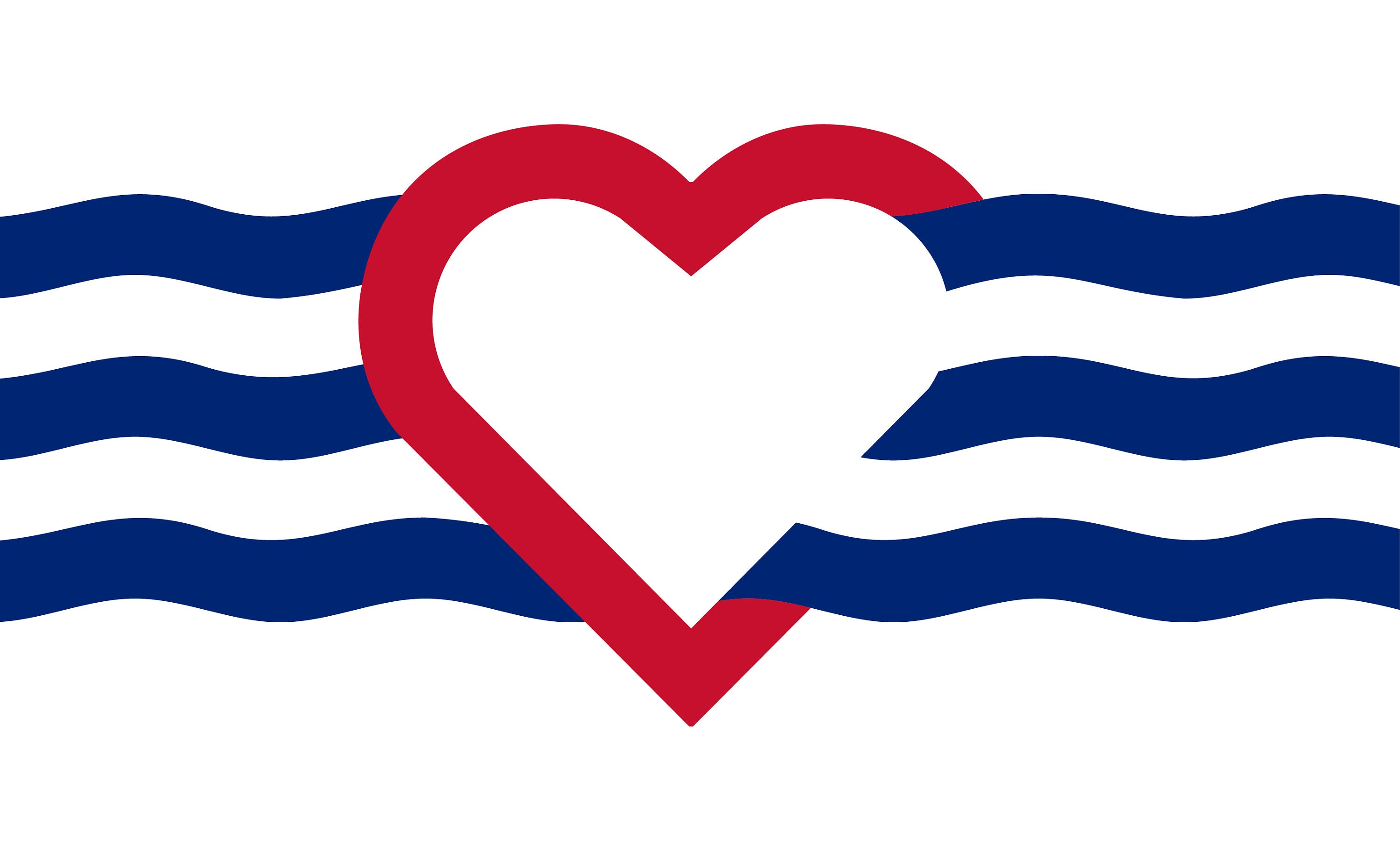 The Heart of Cincy Flag - Etsy