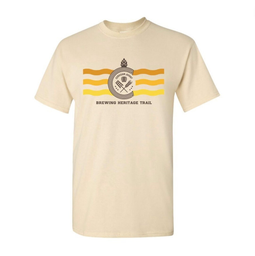 Cincy Brew Flag Tee (natural Edition) - Etsy