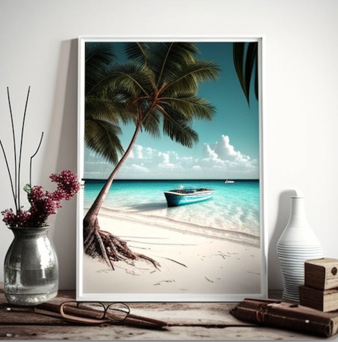 Tropical Oasis Print - Etsy