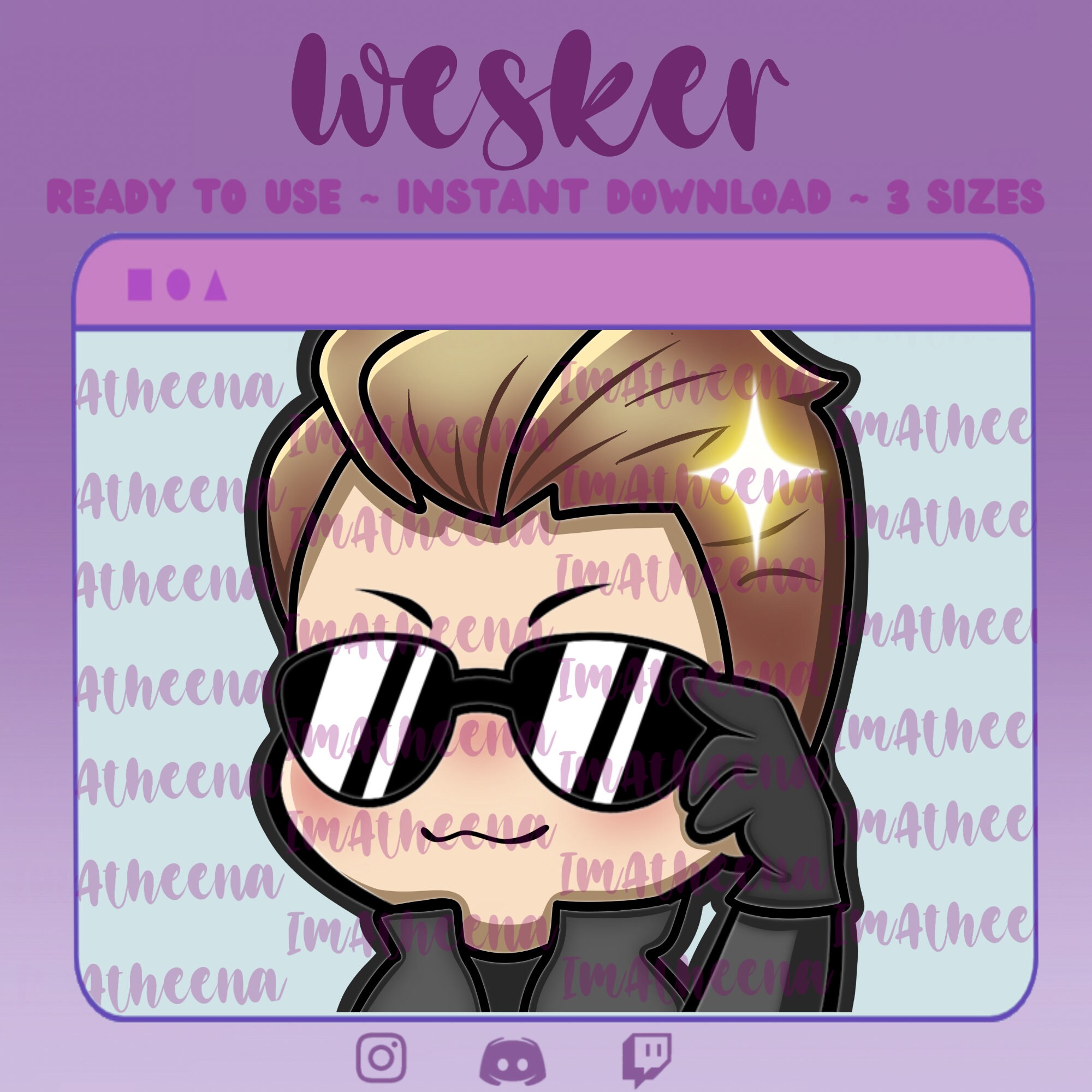 CUSTOM Emotes Twitch Discord Youtube Emote Commission - Etsy