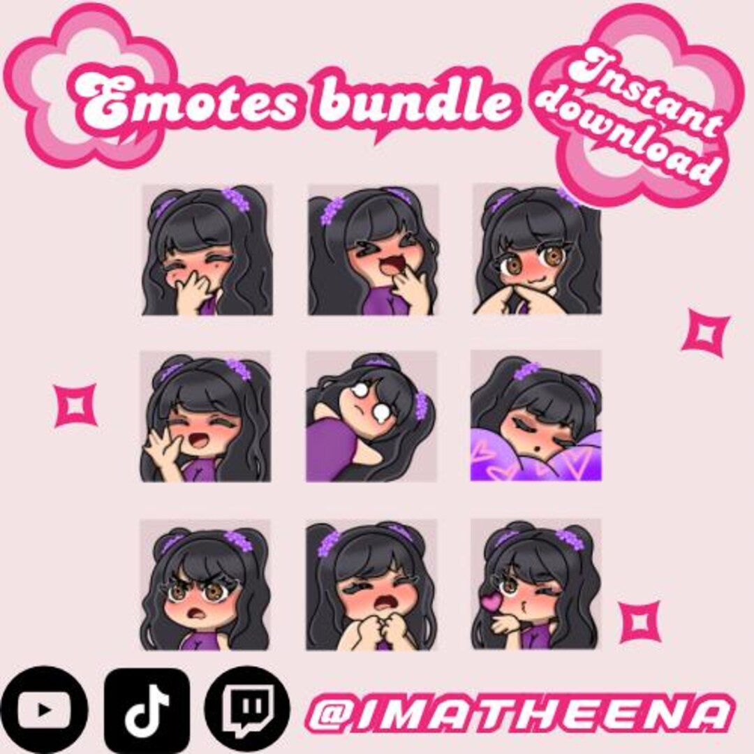 Emote Pack ~ Twitch ~ Discord ~ Youtube - Etsy