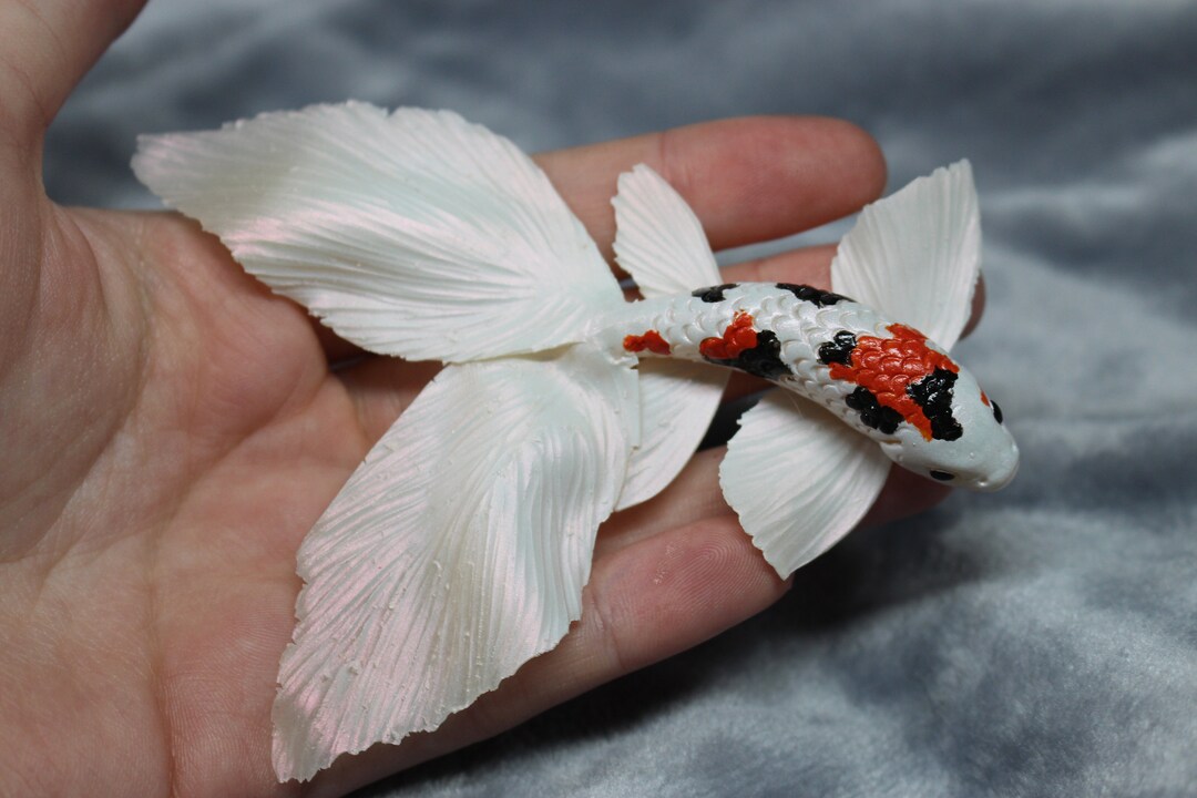 Koi Fish Spirit Polymer Clay / Handmade / Desk Buddy - Etsy