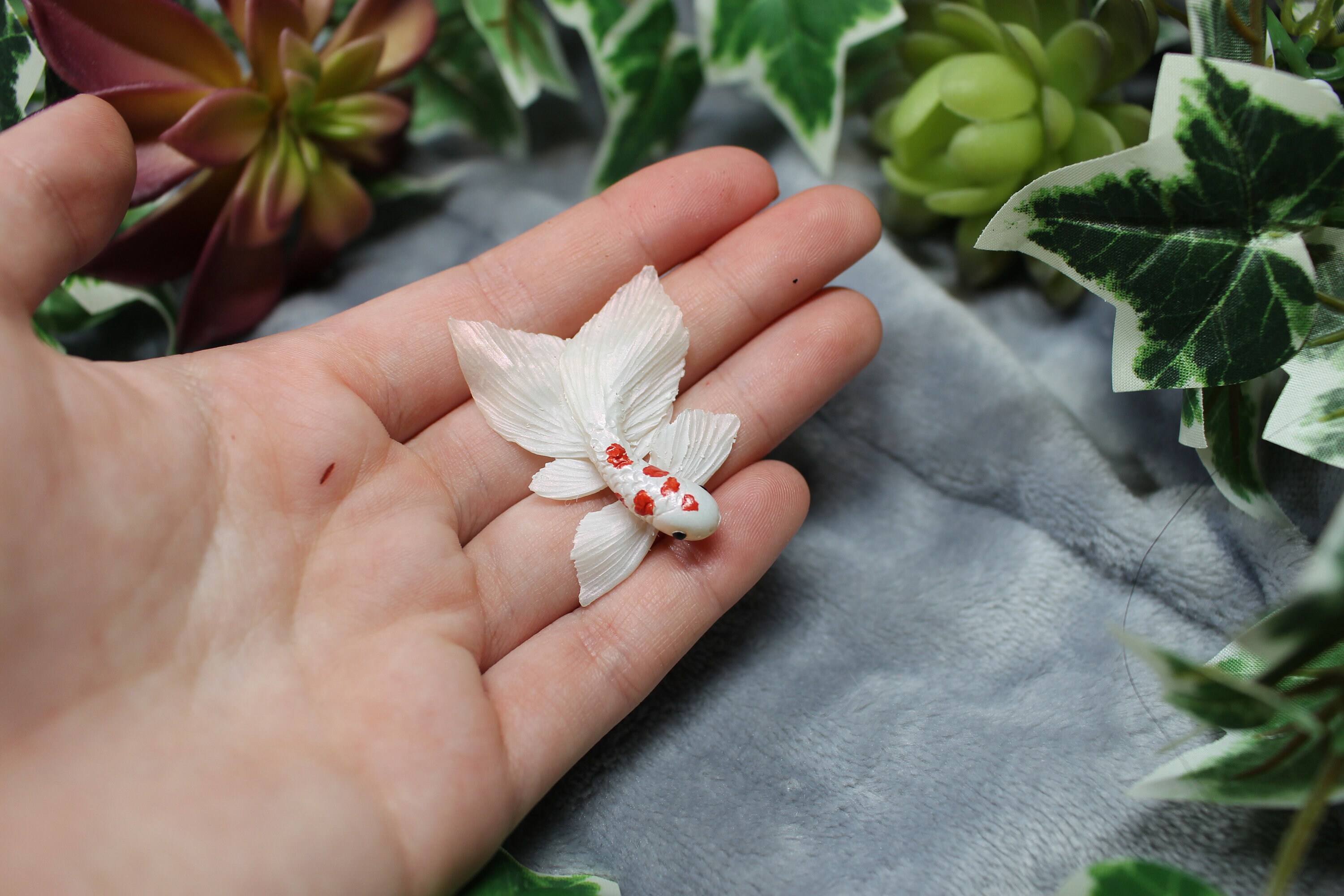 Custom Clay Koi Fish Handmade - Etsy