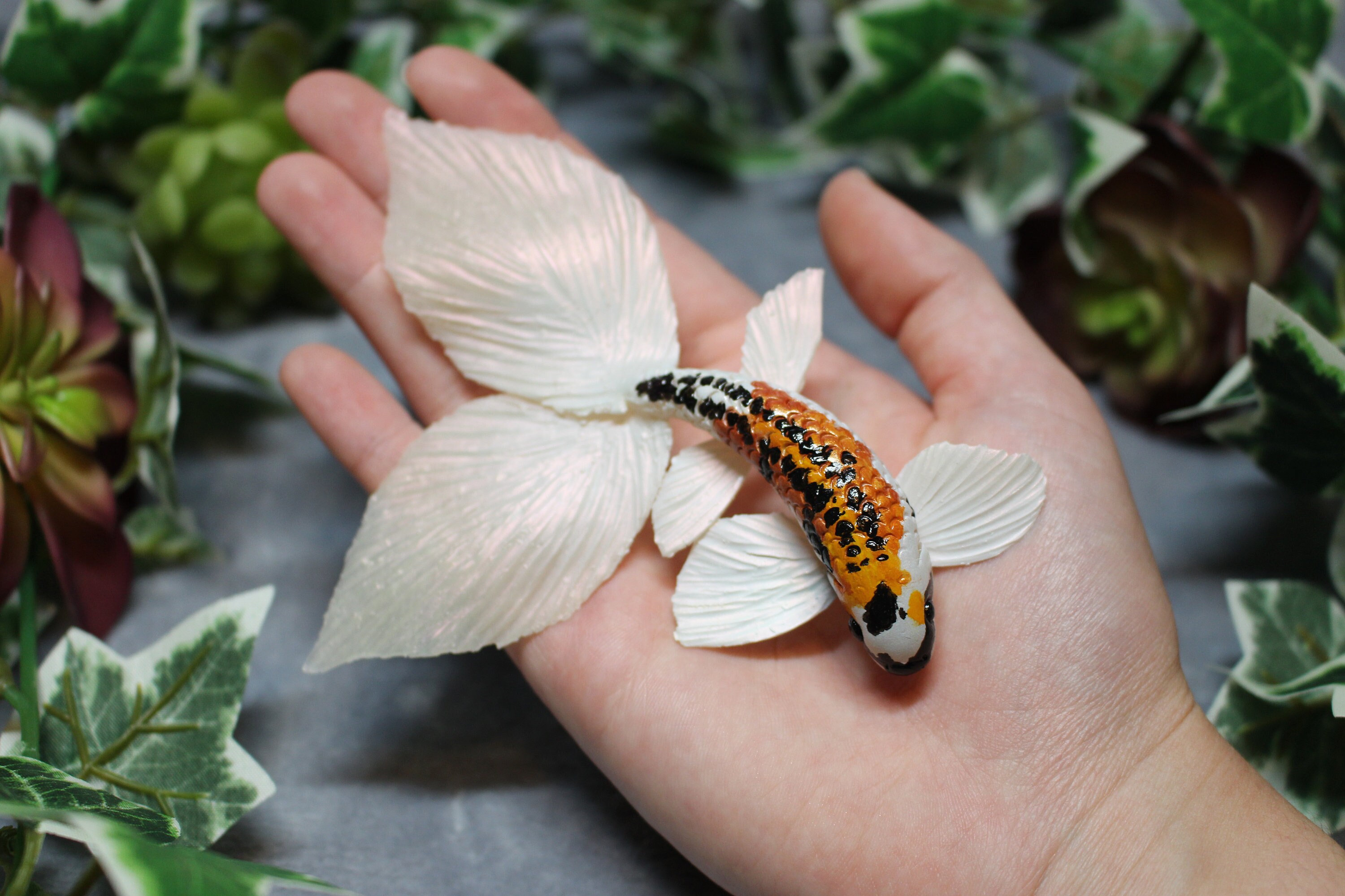 Custom Clay Koi Fish Handmade - Etsy
