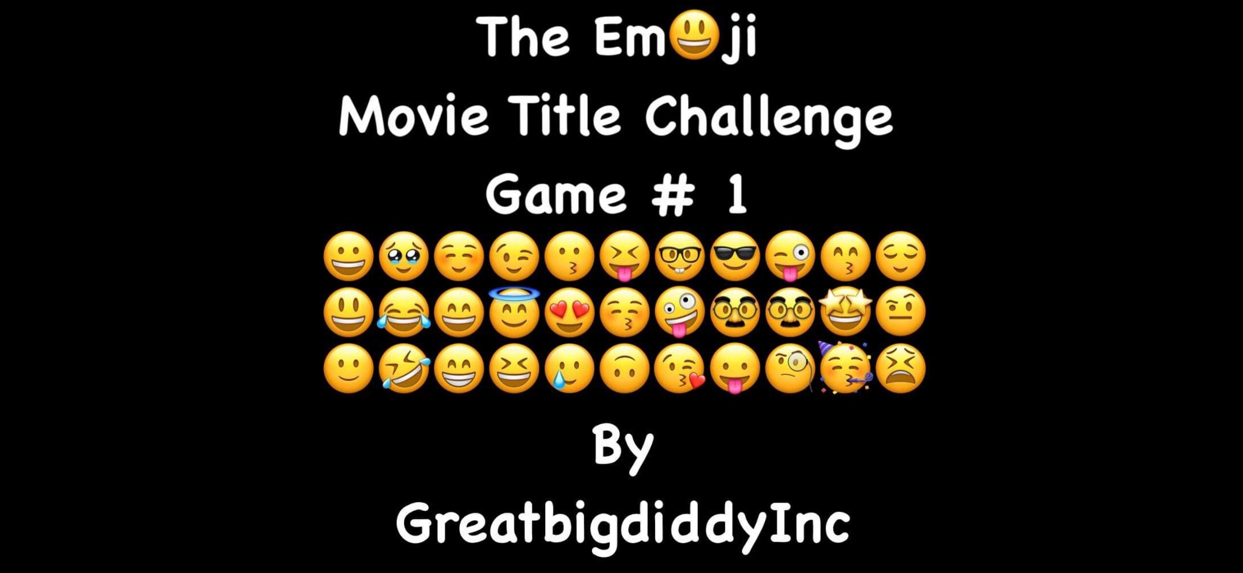 Movie Title Emoji Challenge - Game #1 - a Digital Download Puzzle Game ...