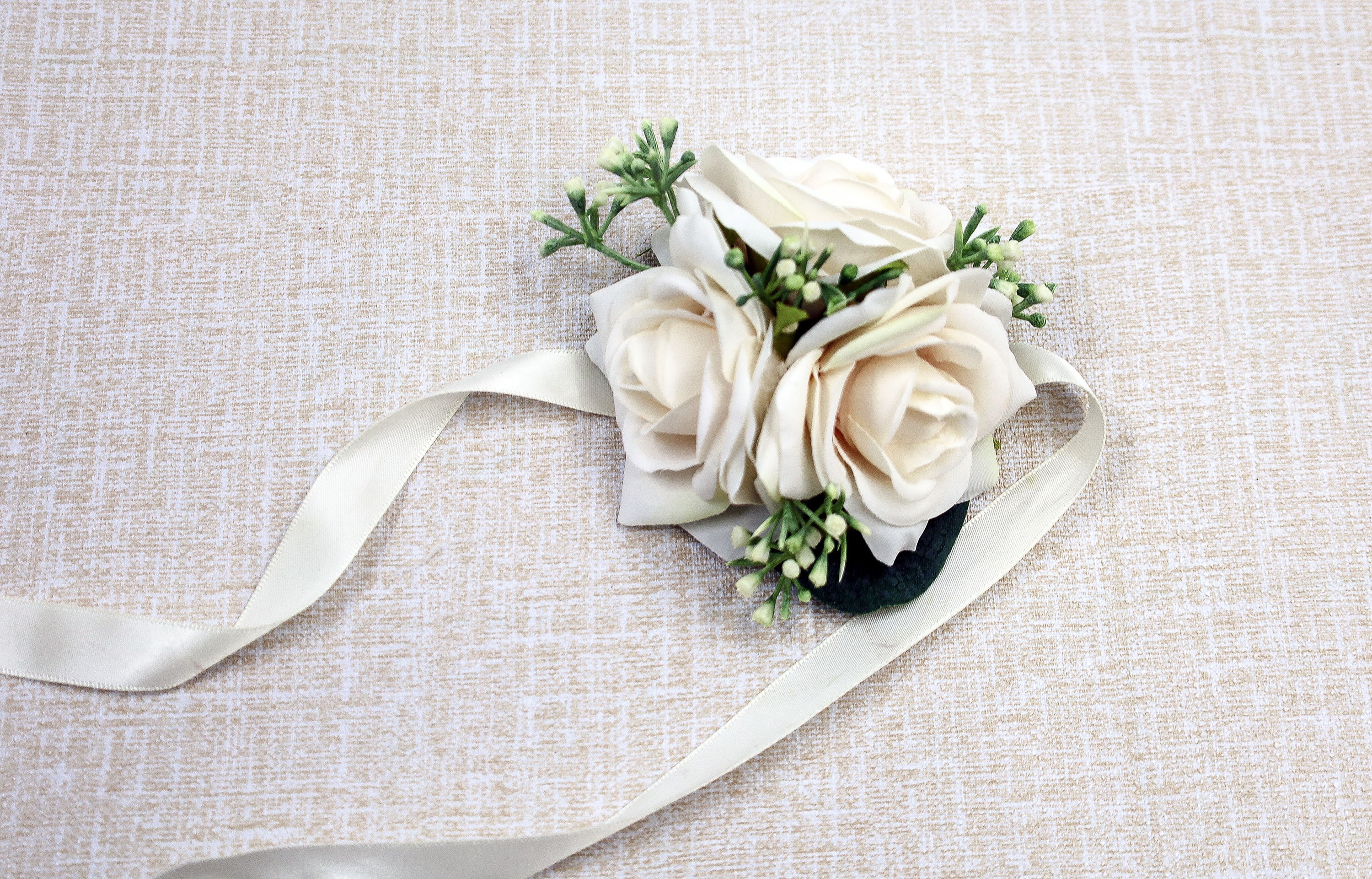 Artificial Corsage for Wedding Prom, Rose Wrist Corsage for Mother ...
