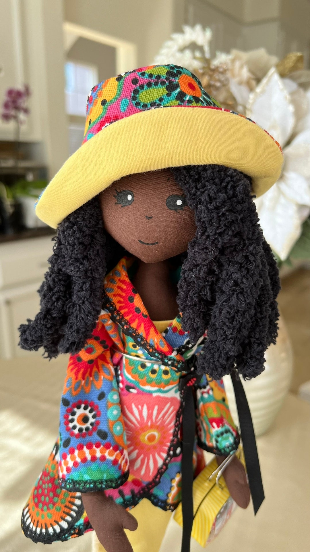 African American Doll, Cloth Doll, Handmade Doll, Black Doll, Black ...