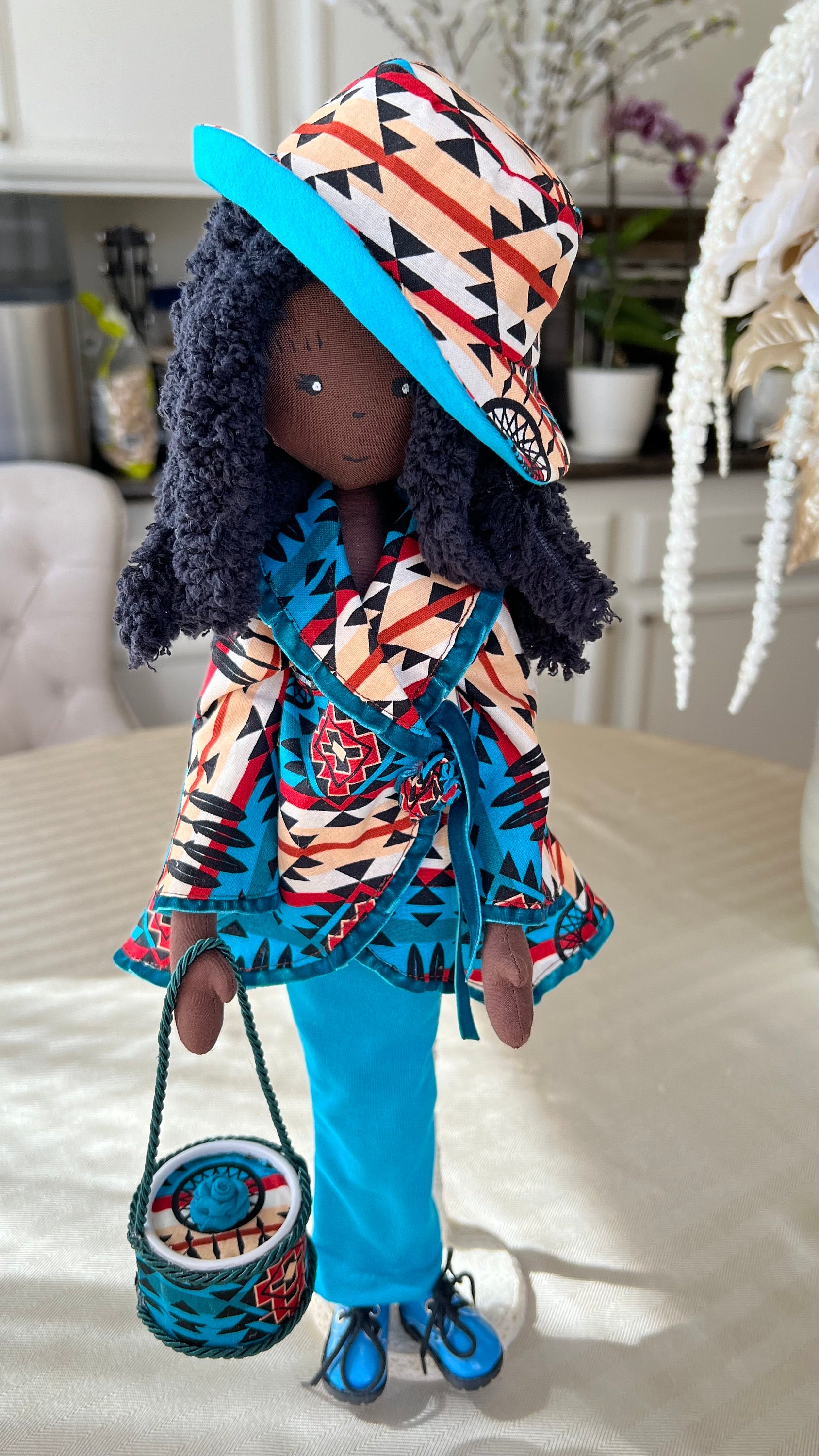 African American Doll, Collectible Black Doll, Elegant Looking Doll ...