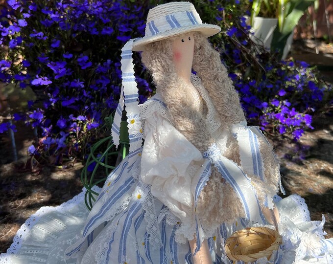 Tilda Doll, Handmade Dolls, Handmade Textile Doll Keepsake Doll ...