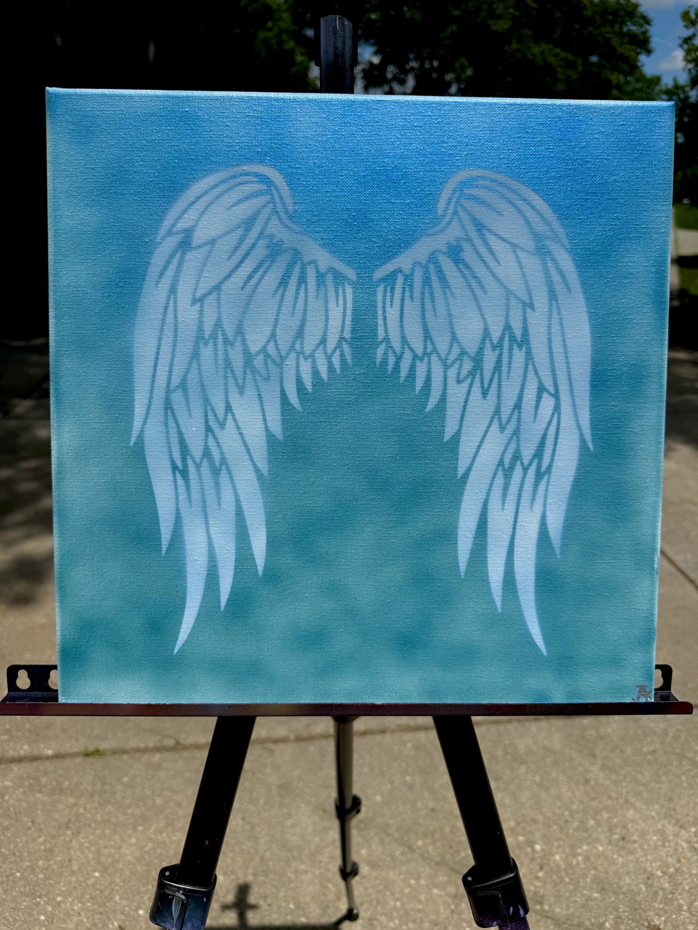 Angel Wings- Original Airbrush Art - Etsy