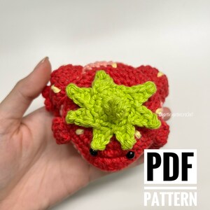 Crochet Strawberry Frog Pattern PDF Only | English| Amigurumi Pattern ...