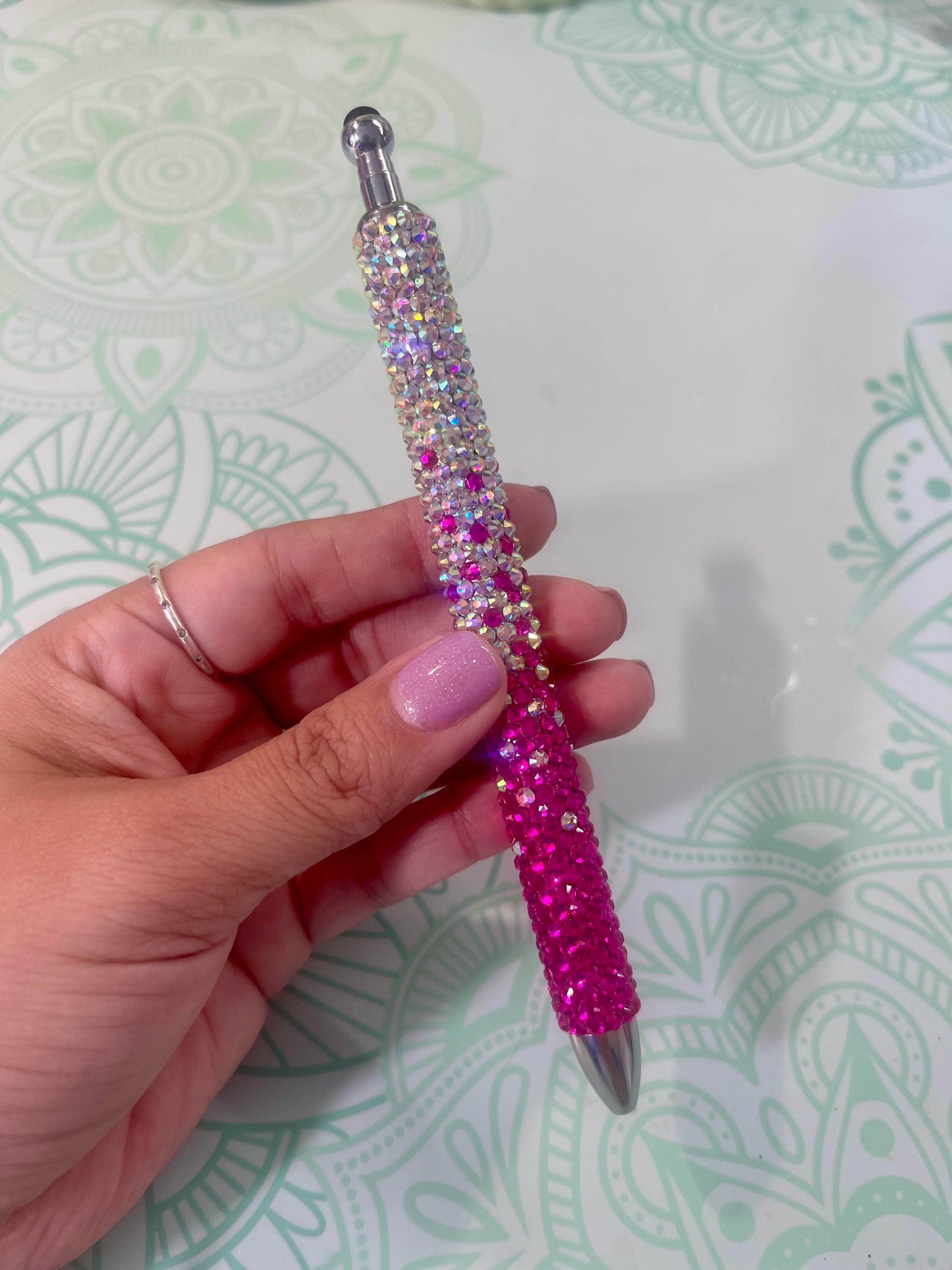 Glass Rhinestone Pens - Etsy