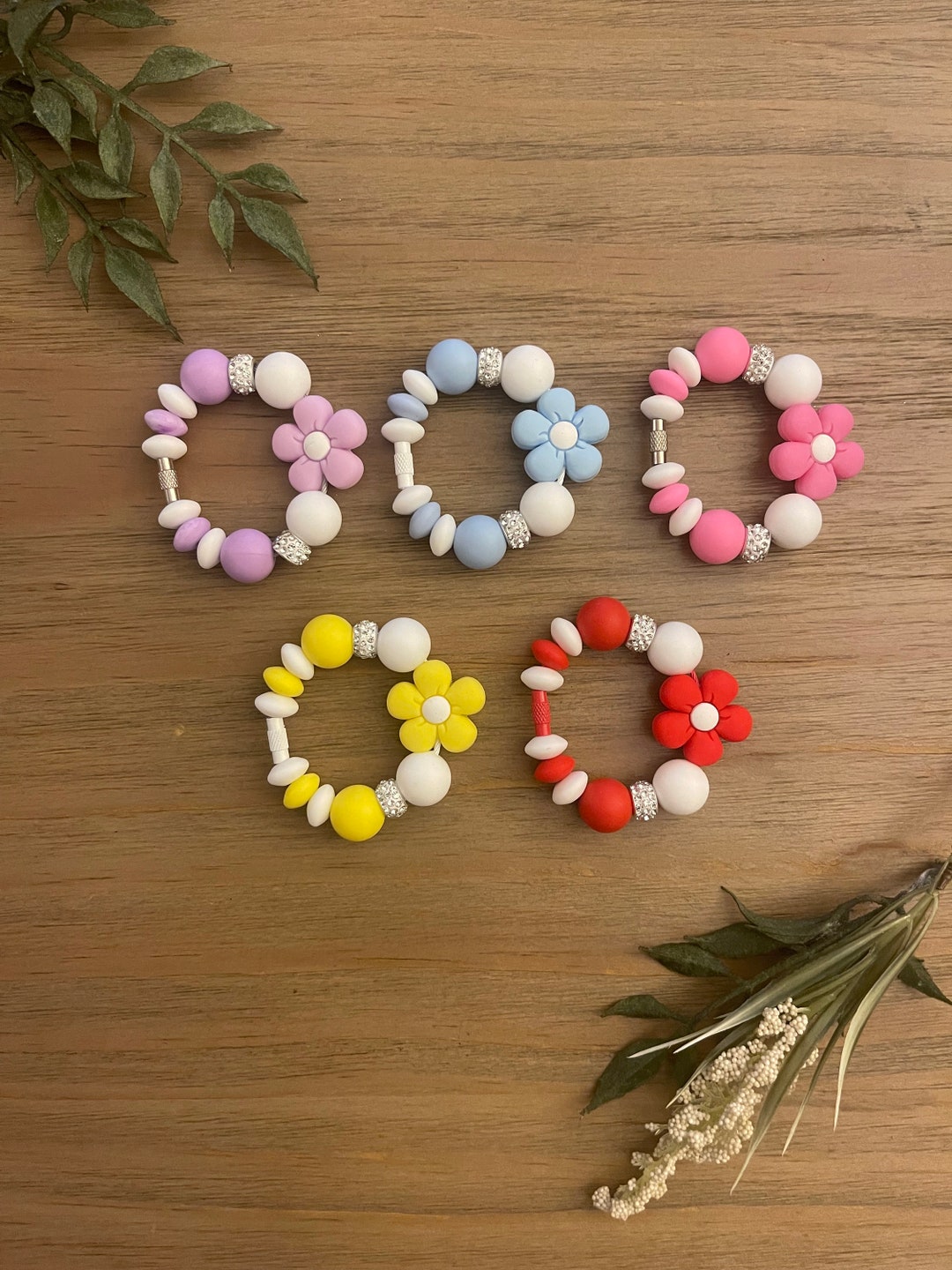 Flower Stanley Cup Charms - Etsy