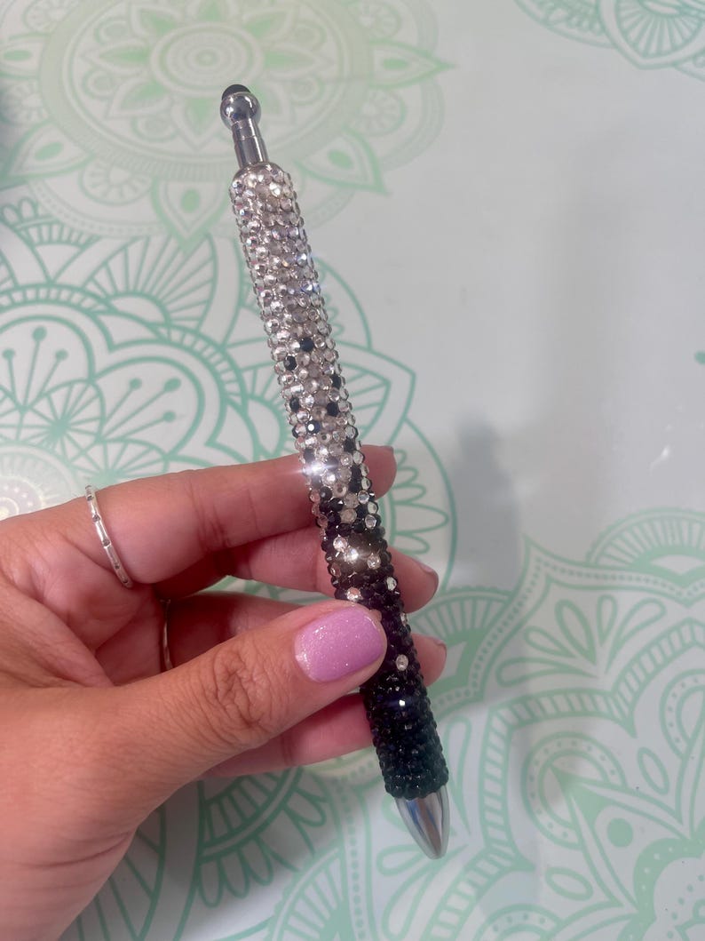 Glass Rhinestone Pens - Etsy