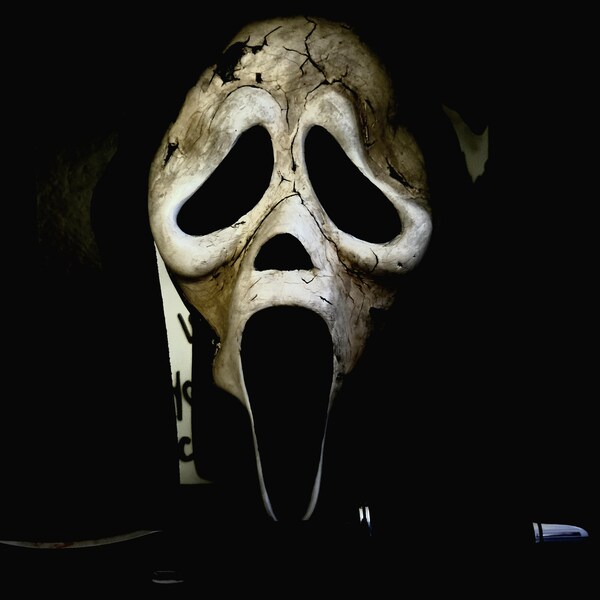 Ghostface Aged Mask - Etsy