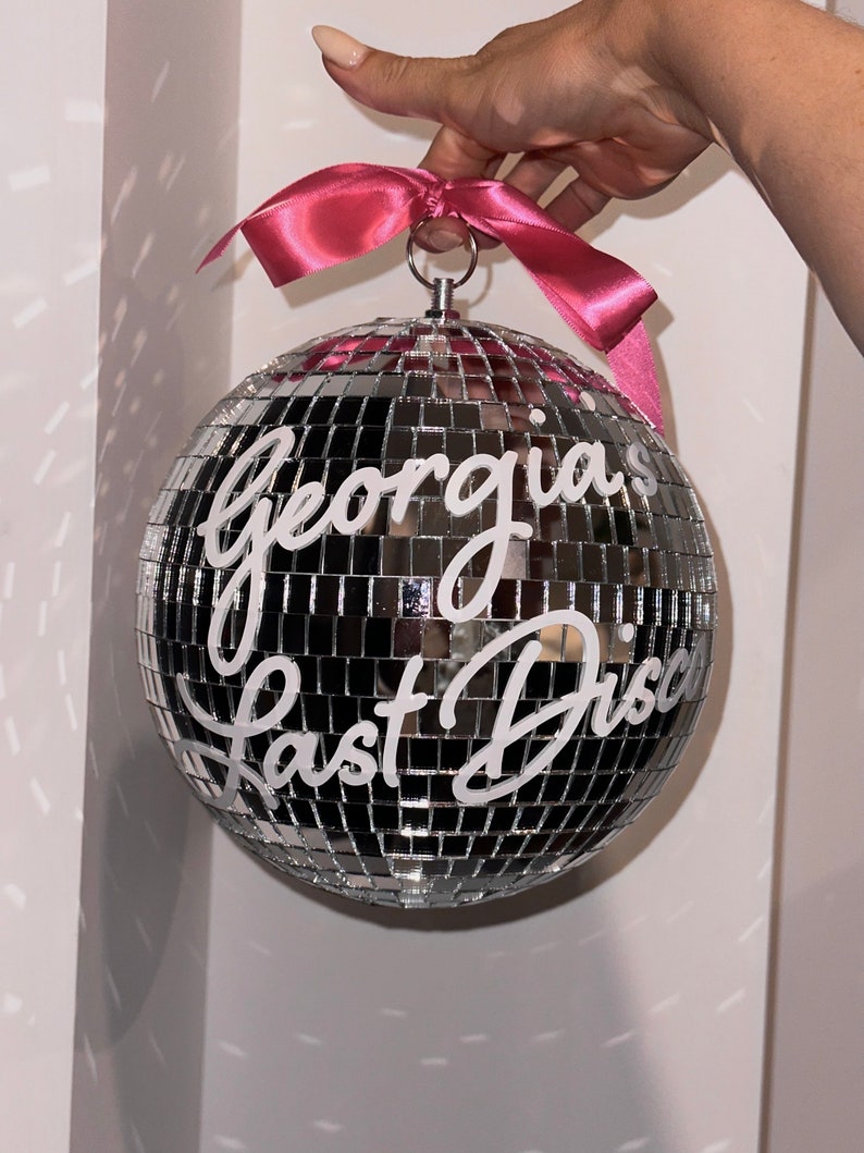 The Last Disco - Personalised Disco Ball! Hens Party Gift - Etsy
