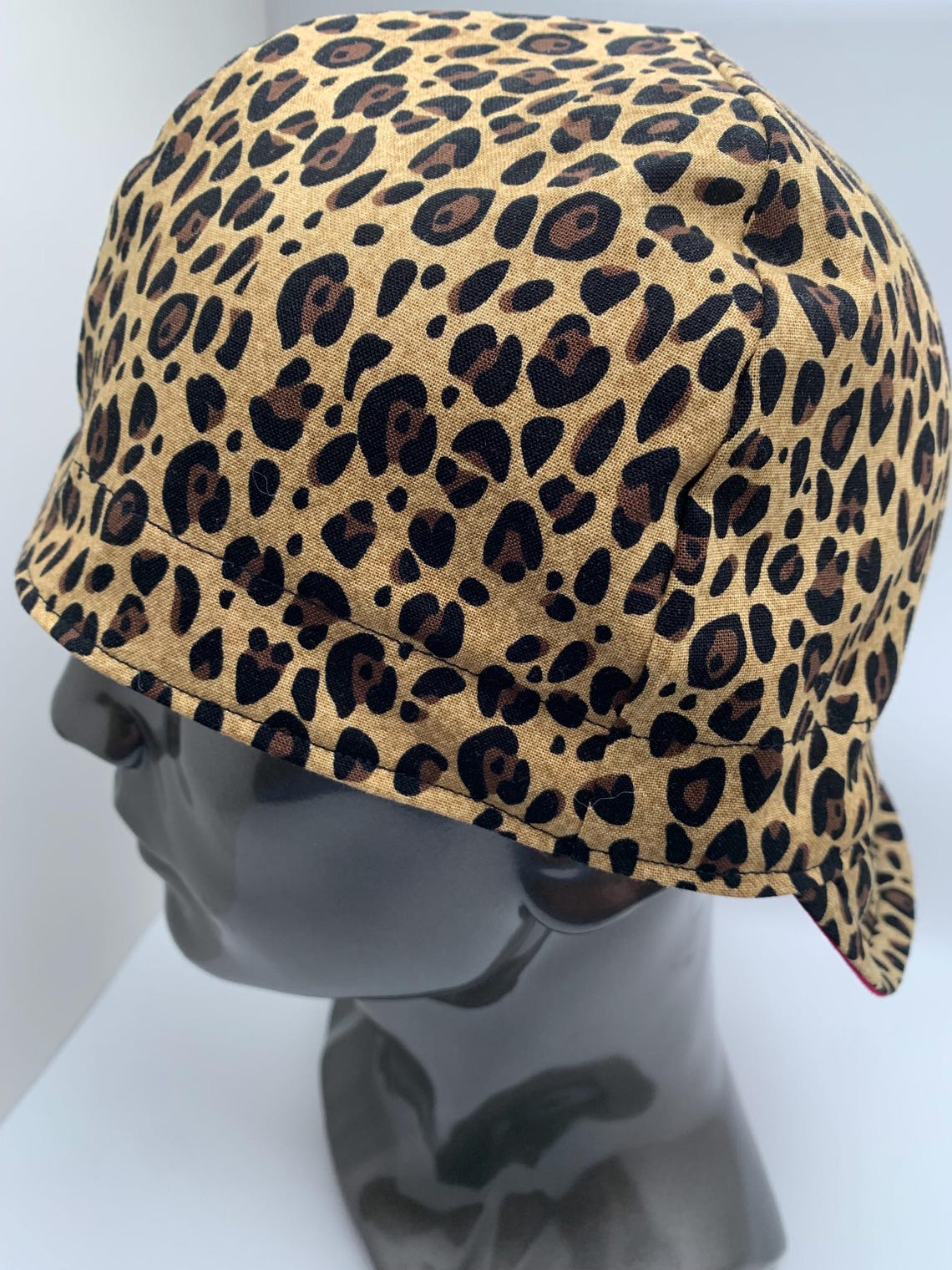 Quality, Pre-shrunk, Handmade Welding Caps! Leopard Print W/ Pink ...