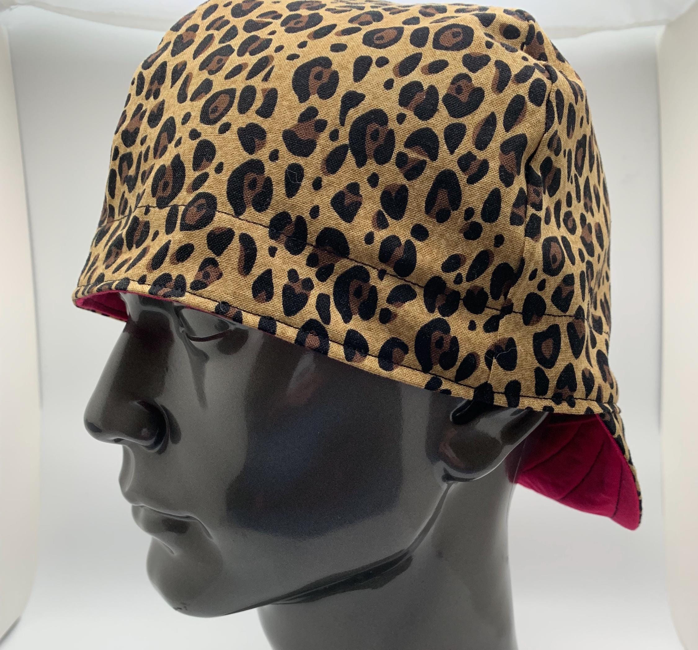 Quality, Pre-shrunk, Handmade Welding Caps! Leopard Print W/ Pink ...