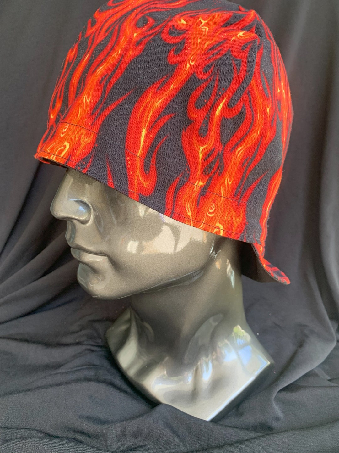 Quality, Pre-shrunk, Reversable, Handmade Welding Caps! FLAMES - Etsy