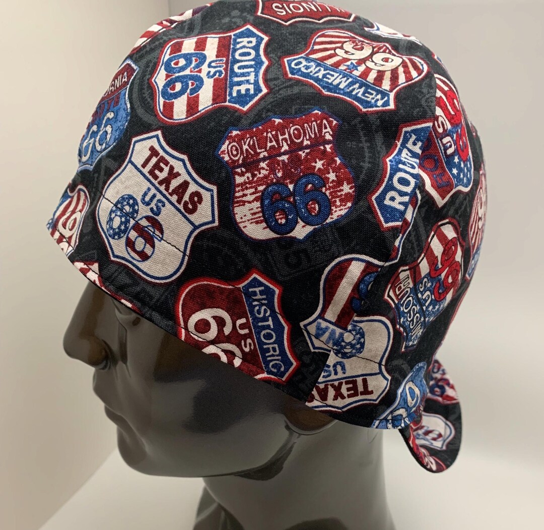 Quality, Pre-shrunk, Handmade Welding Caps! Route 66! - Etsy
