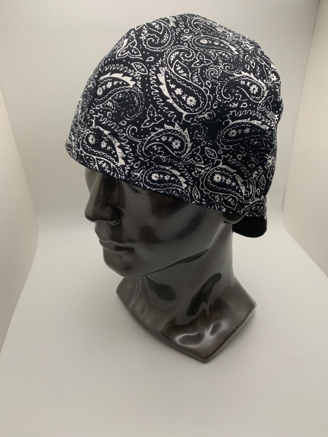Quality, Pre-shrunk, Handmade Welding Caps! Paisley Black & White! - Etsy