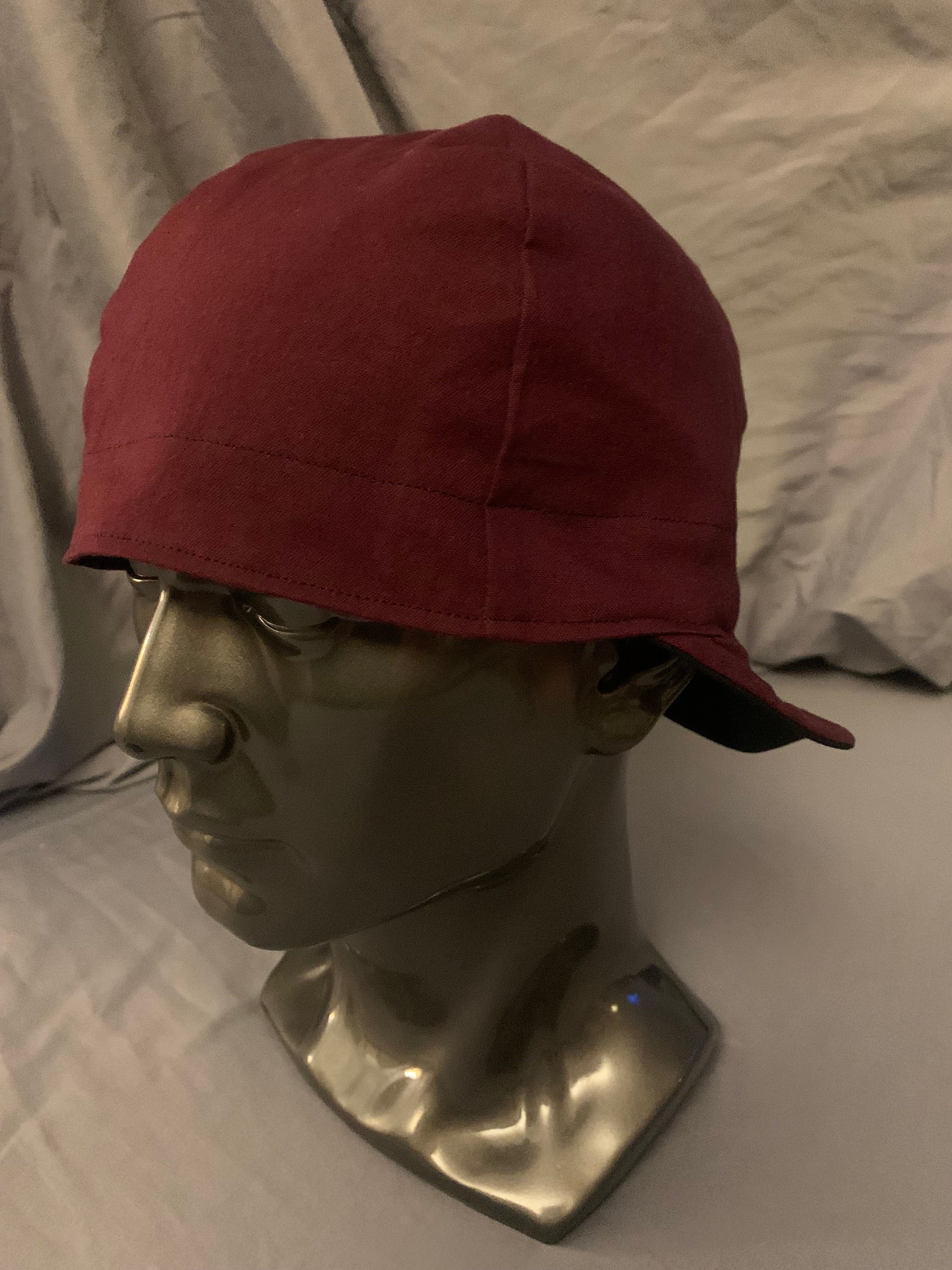 Quality, Pre-shrunk, Handmade Welding Caps! Maroon - Etsy
