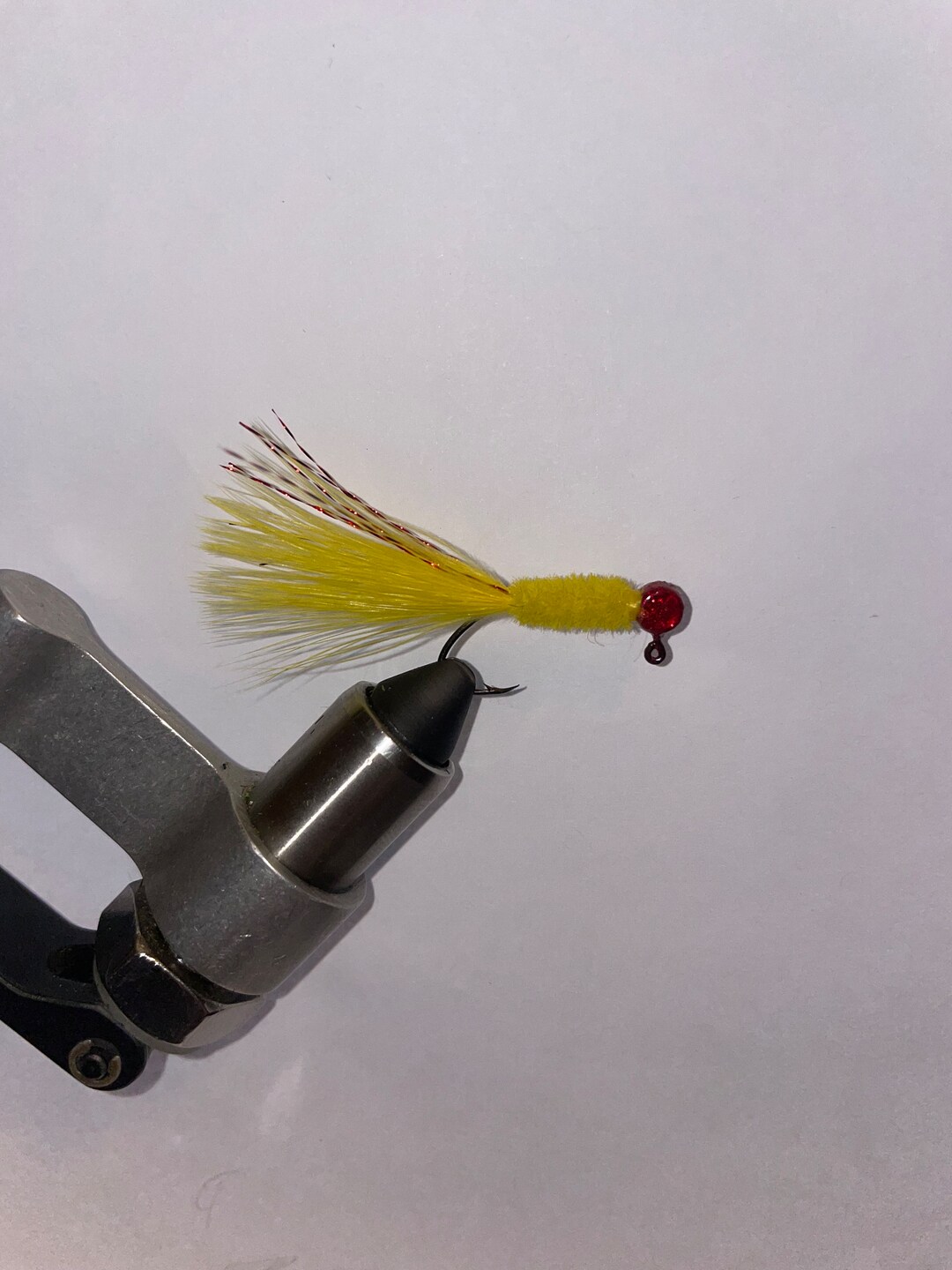 Hand Tied Crappie Jigs (red, Yellow, Yellow) Quantity 3 Jigs Multiple ...