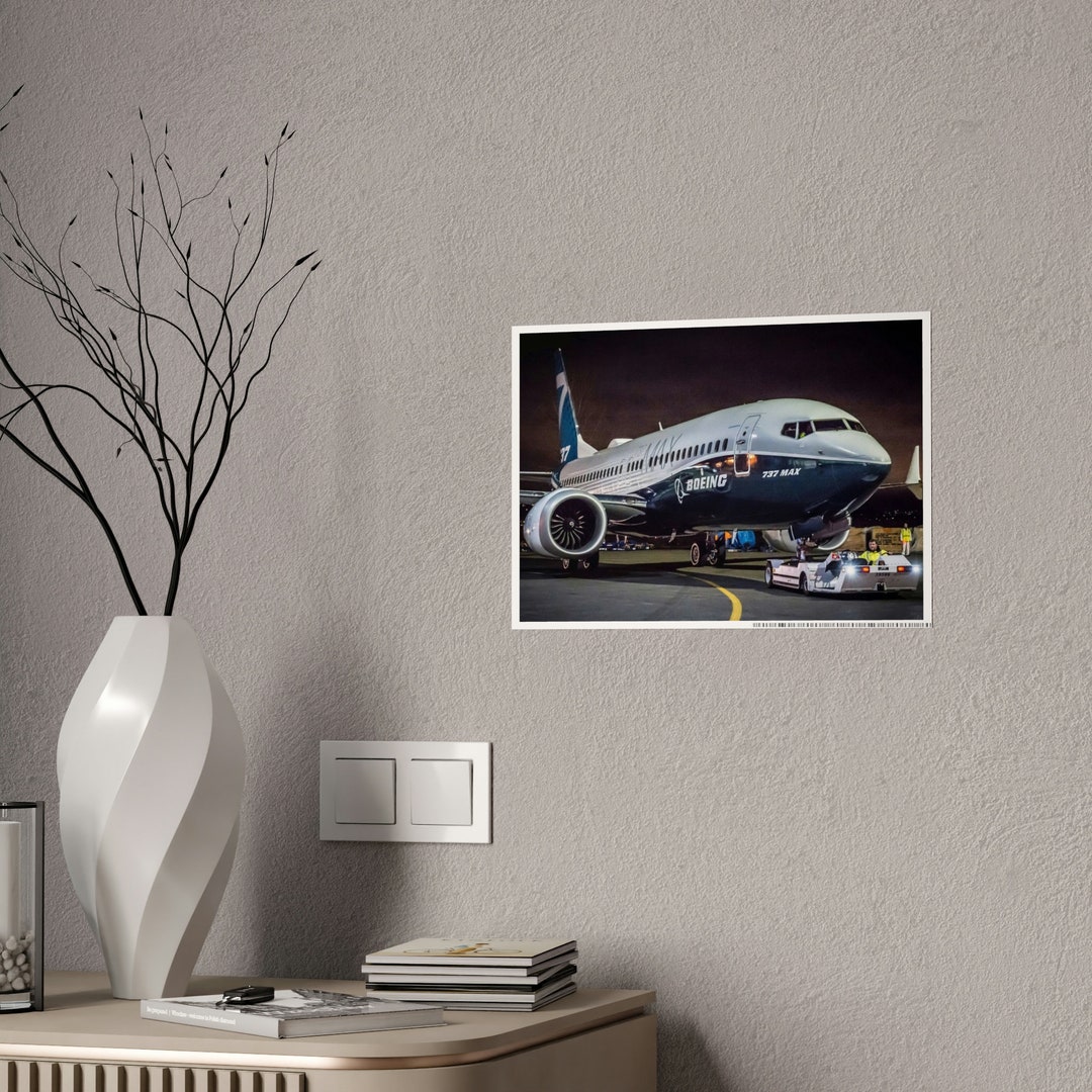 Collectors Gloss Boeing 737 Poster - Etsy