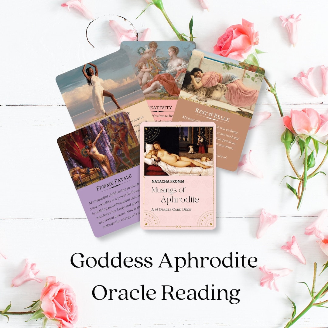 Message From Goddess Aphrodite Oracle Cards Reading - Etsy