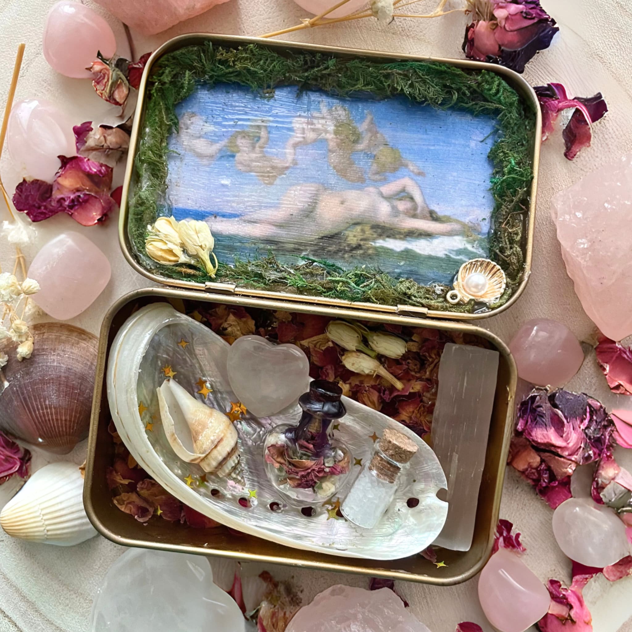 Mini Altar for Goddess Aphrodite Venus Hellenic Pagan Deity Spiritual ...