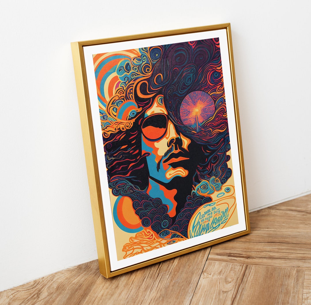 Psychedelic Rock Digital Poster Download Print | Digital Poster ...