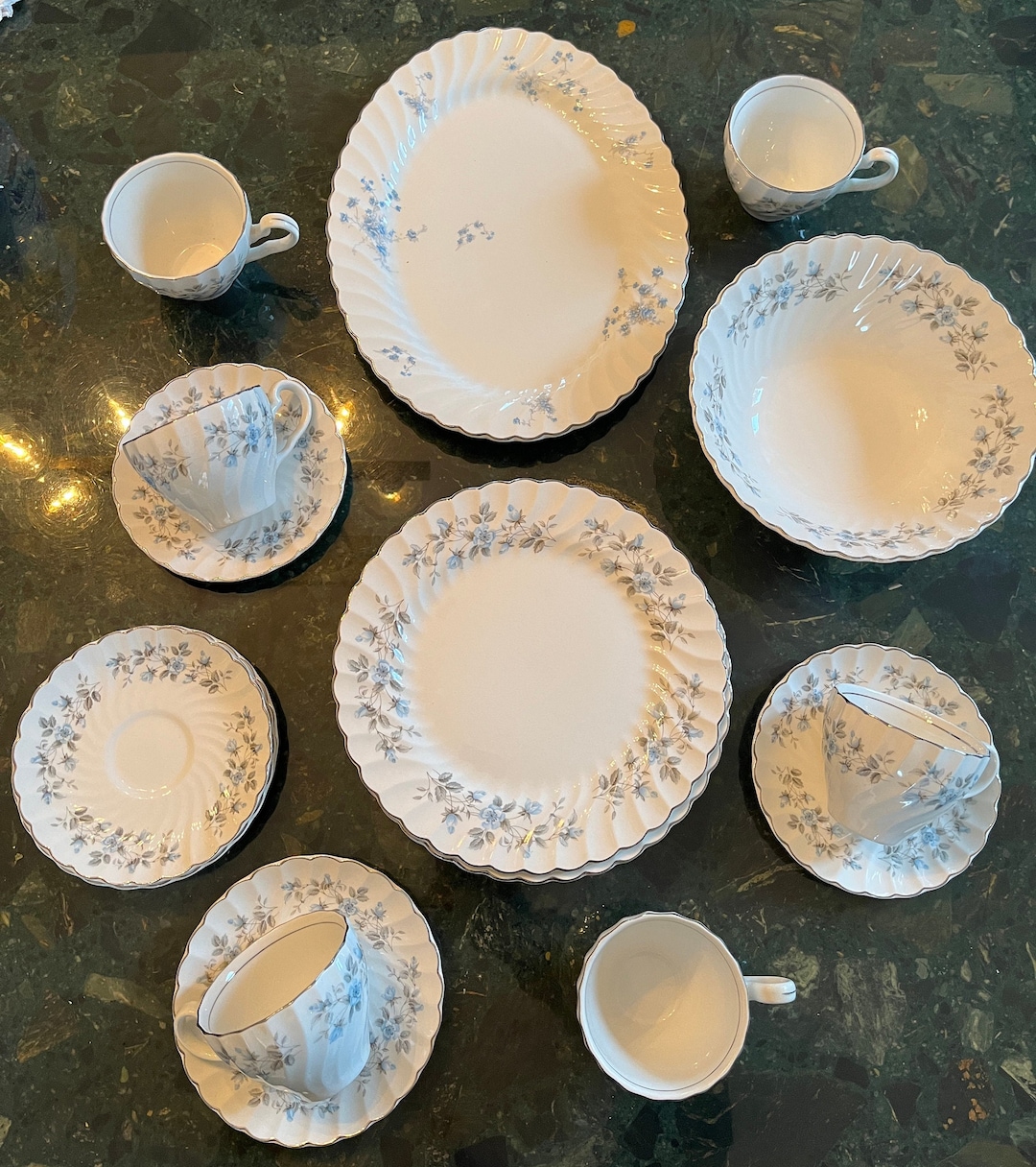 Johnson Bros Vintage Dinnerware Snow White Regency Fine China - Etsy