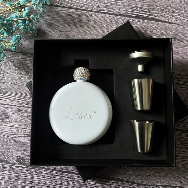 Personalized Flask - Etsy