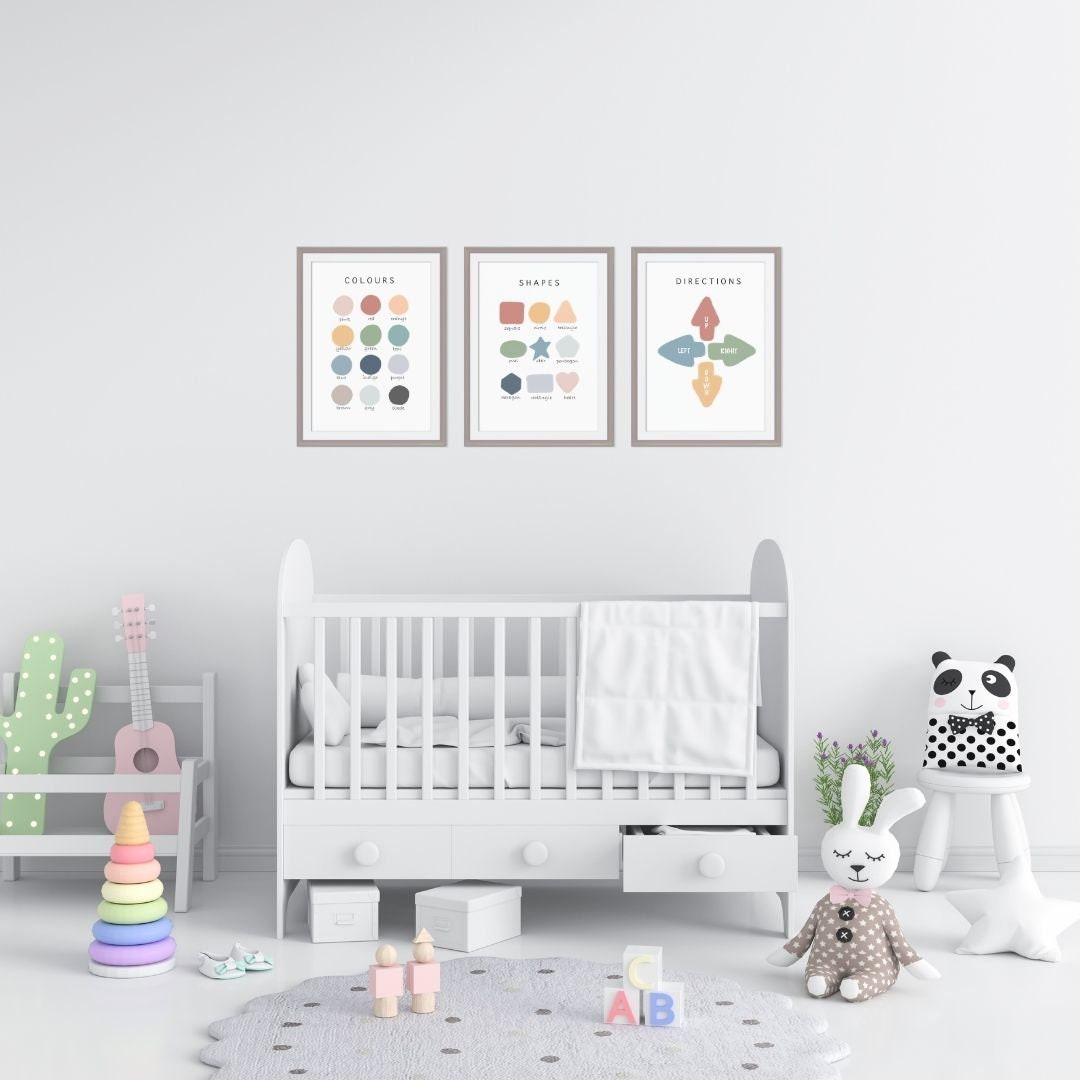 Shapes Poster, Classroom Decor, Educational Poster, Shapes Educational ...