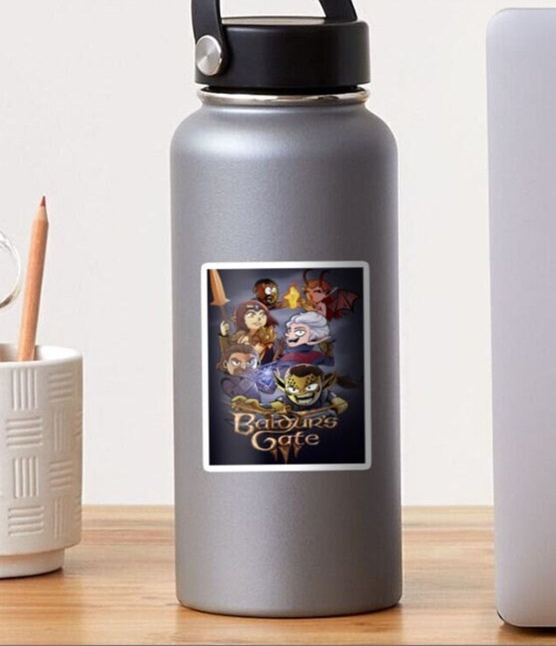 Baldur's Gate Sticker Video Game Sticker Cute Sticker - Etsy